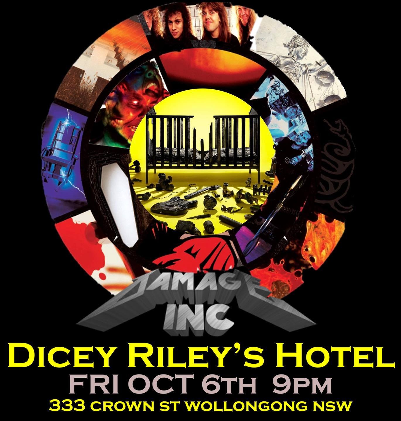 FRIDAY ROCK – Dicey Rileys Hotel