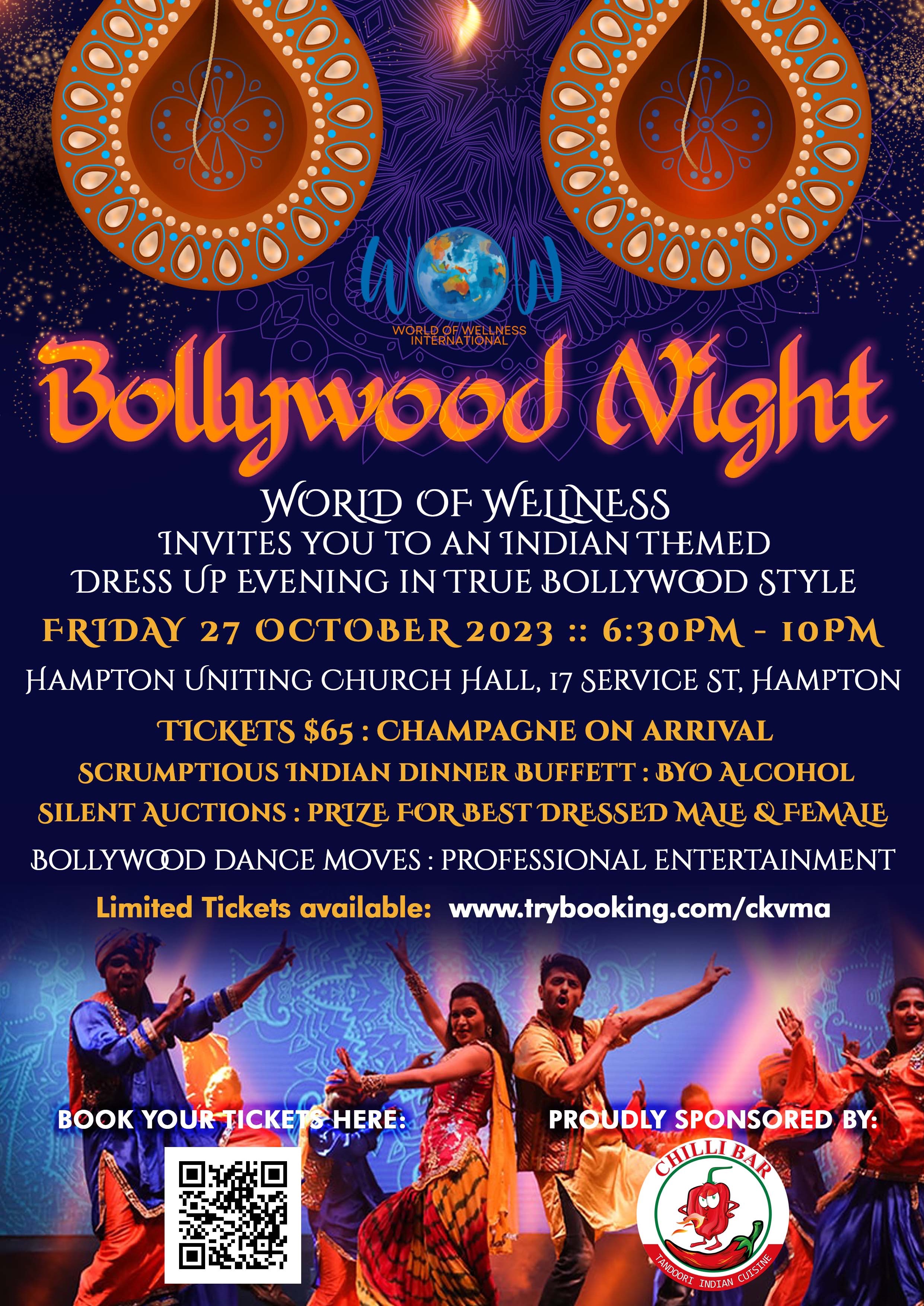 Bollywood Night Invitation
