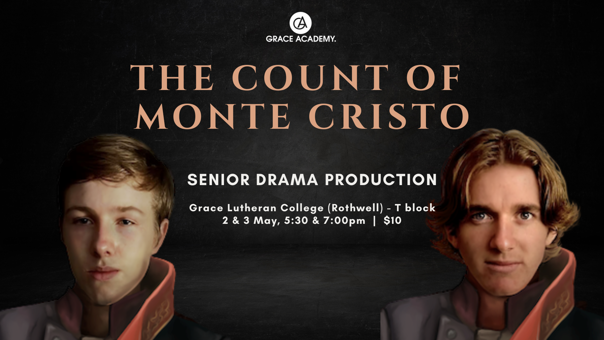 Grace Academy Rothwell Senior Drama Production Tickets, Grace Lutheran ...